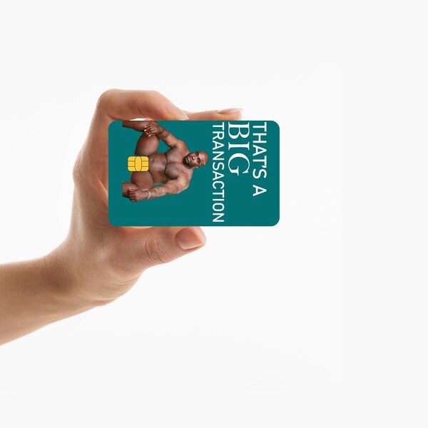 Debit Card Skin Big Chip - Etsy