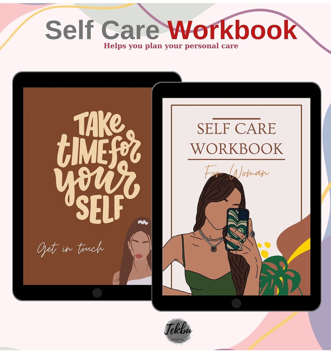Self Care Workbook, for Women Planner, Personal Care Planner, Personal ...