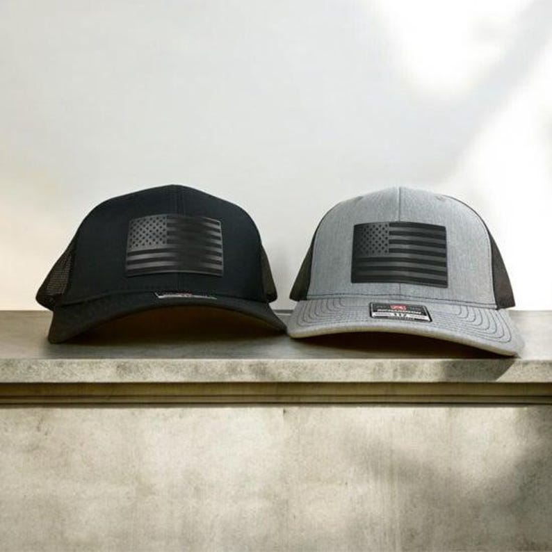 American Flag Patch Hat - Etsy