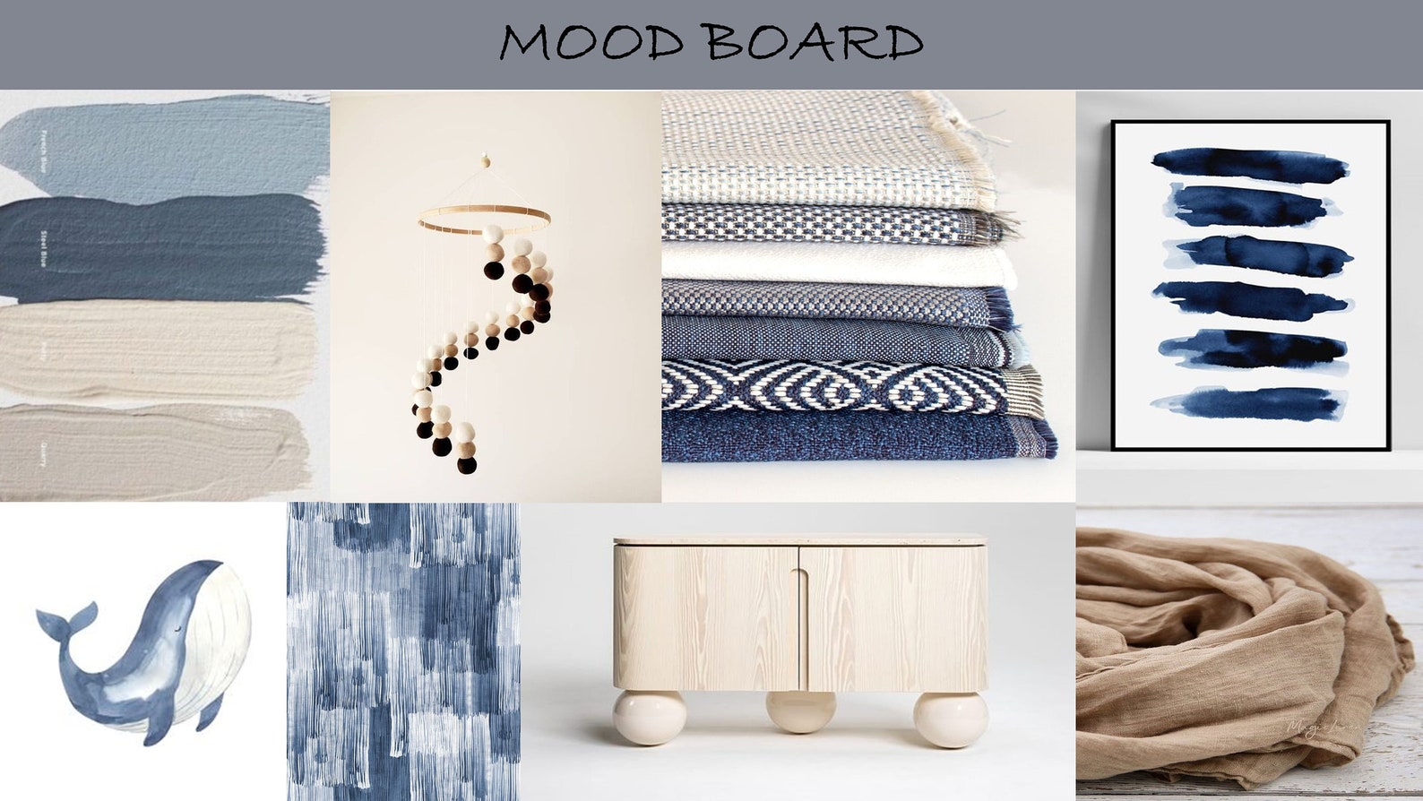 Pre Designed Plus Shoppable Design Service, Home Decor, Baby Boy Blue ...
