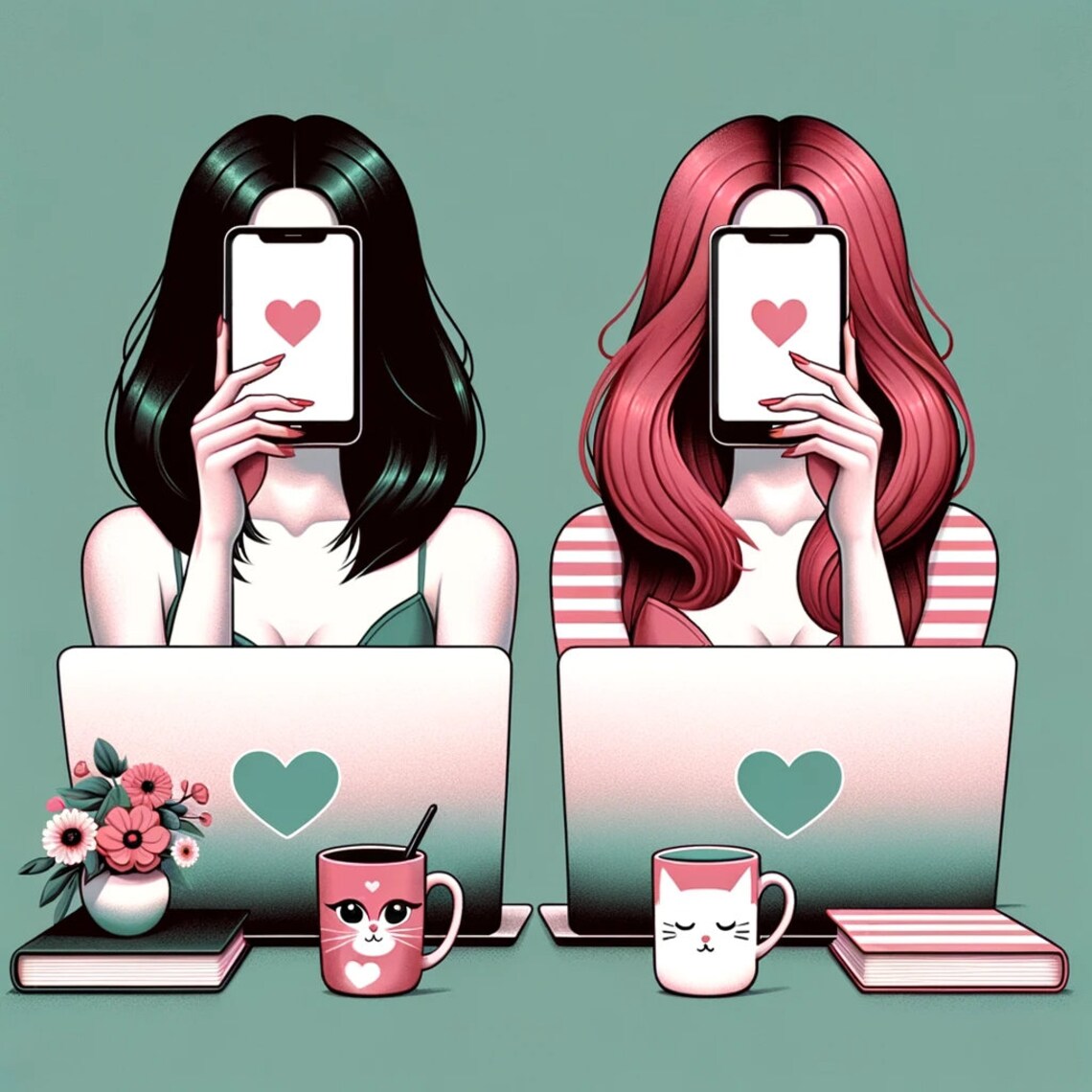 Stylish Boss Lady Planner Clipart: Empowering Female Boss Stickers for ...