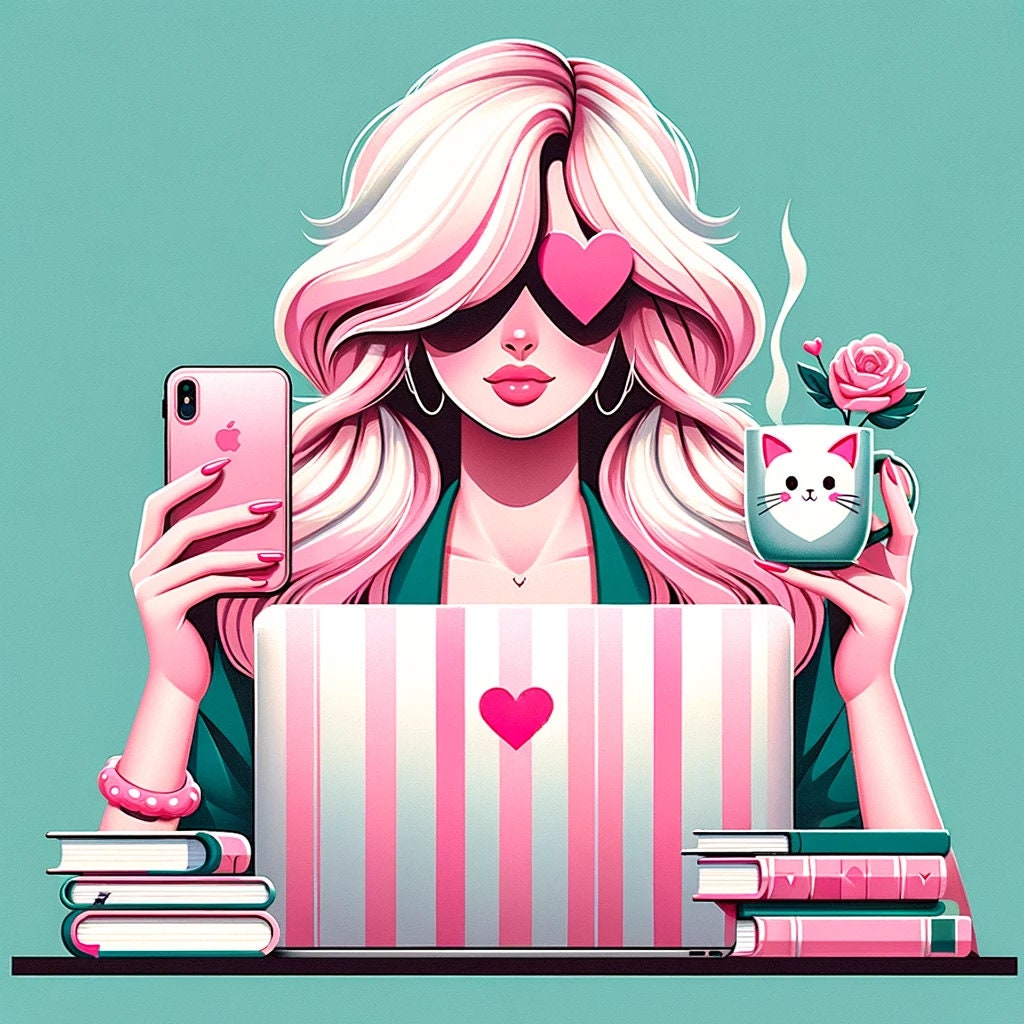 Stylish Boss Lady Planner Clipart: Empowering Female Boss Stickers for ...