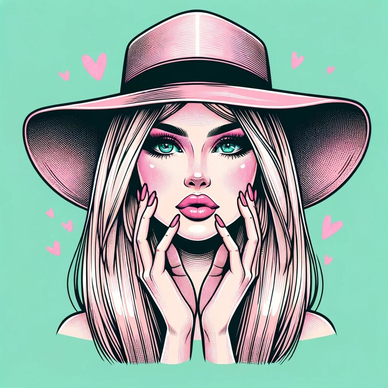 Stylish Boss Lady Planner Clipart: Empowering Female Boss Stickers for ...