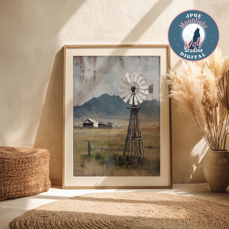 Rustic Windmill - Etsy