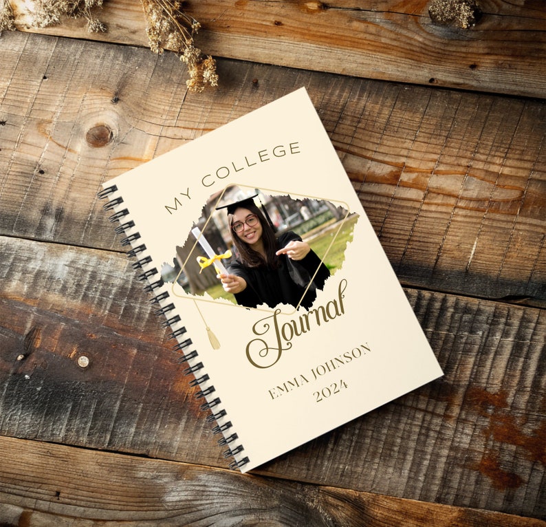 Personalized Graduation Journal. Spiral College Gift, My College ...