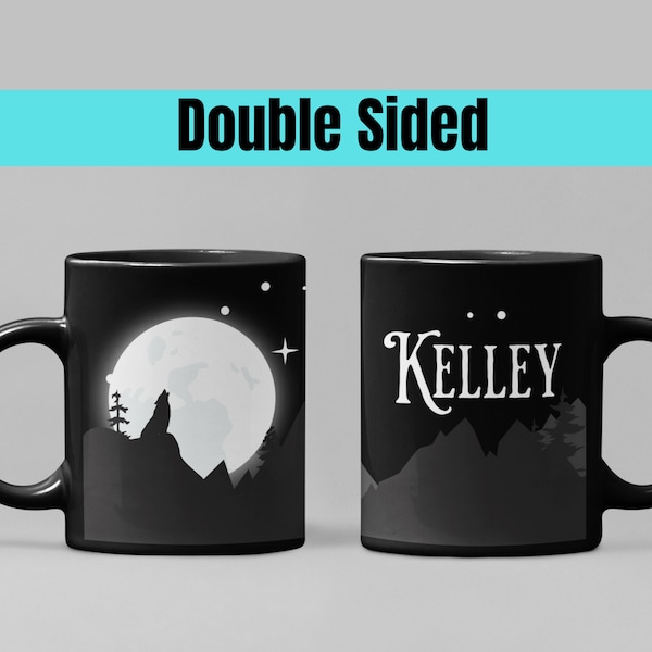 Wolf Coffee Mug - Etsy