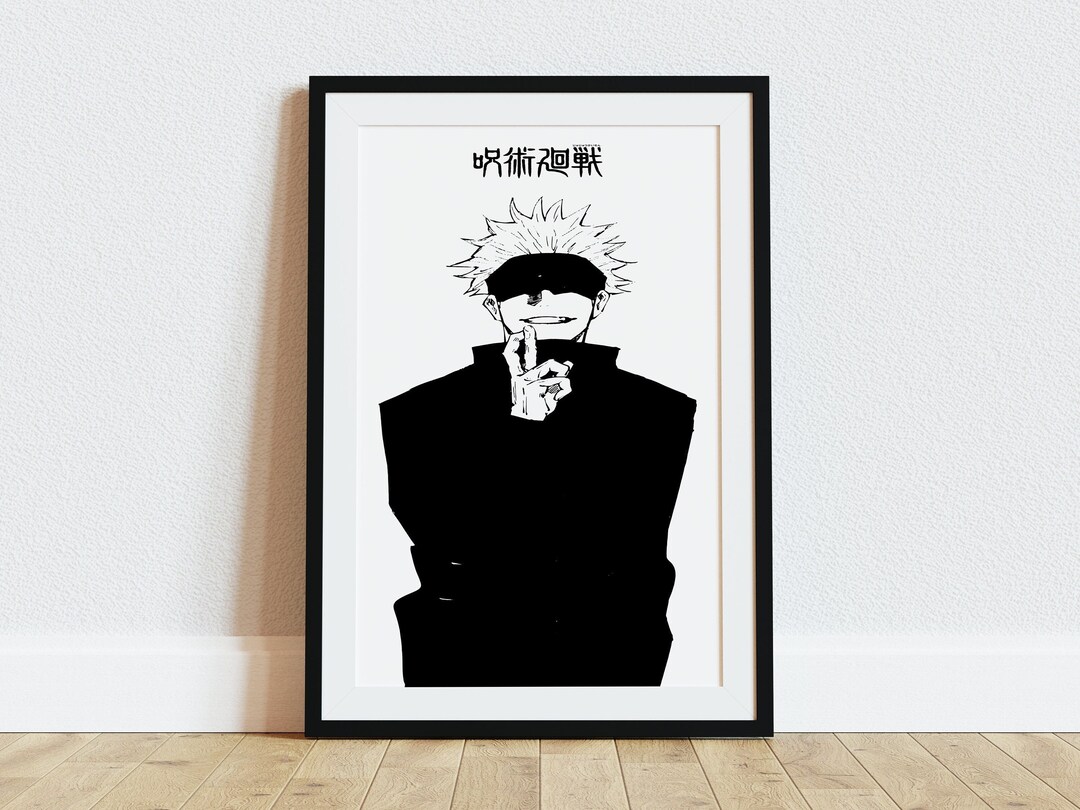 Jujutsu Kaisen Poster, Anime Manga Poster, Minimalist Painting ...