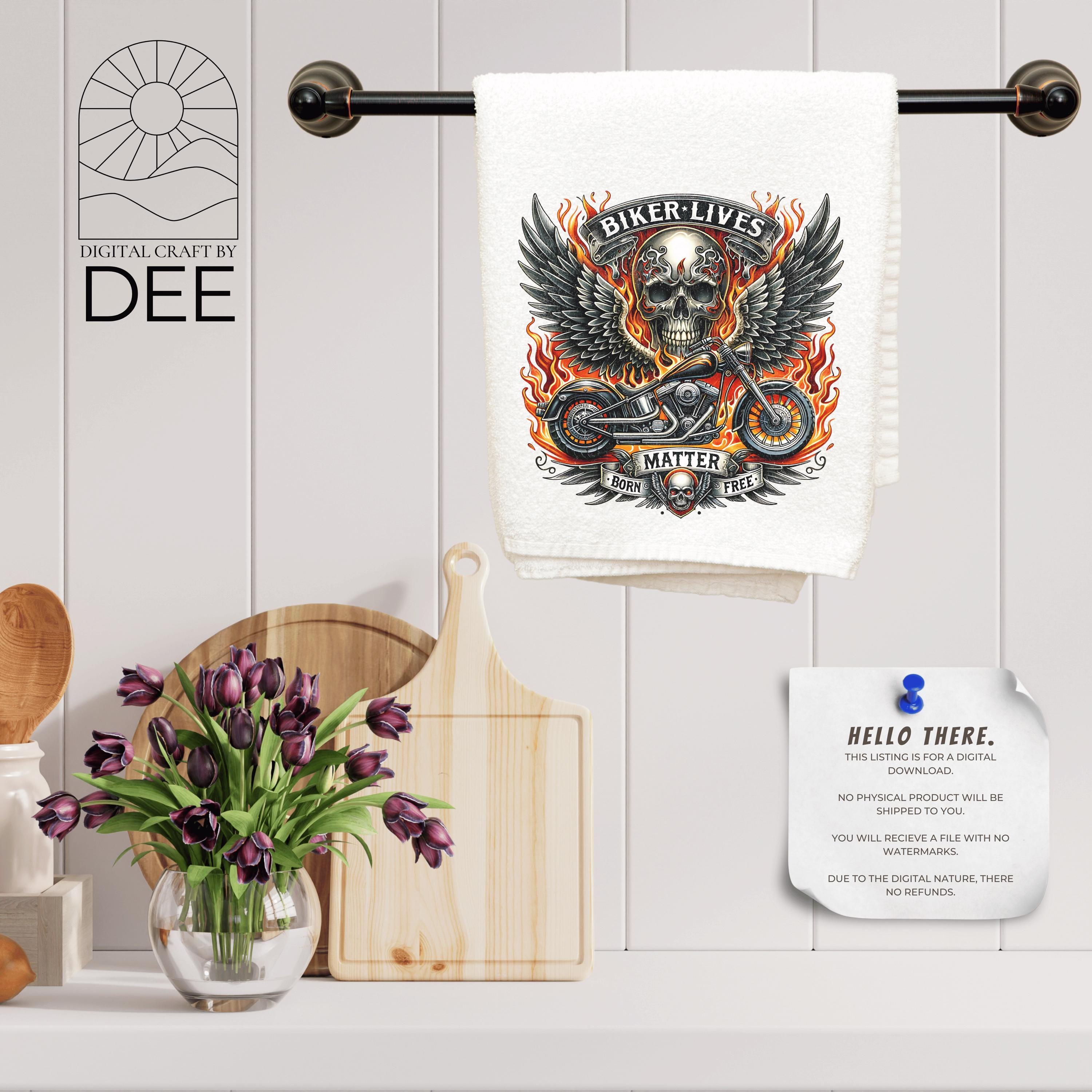 Biker Lives Matter PNG, Hell Rider PNG, Skull Flaming Bike Design ...