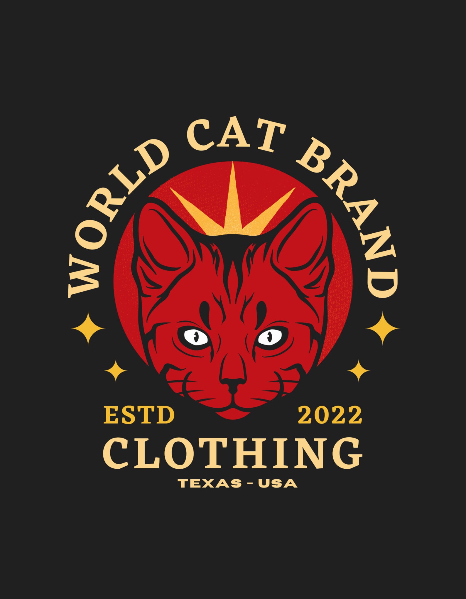 Cat Logo T-shirt - Etsy
