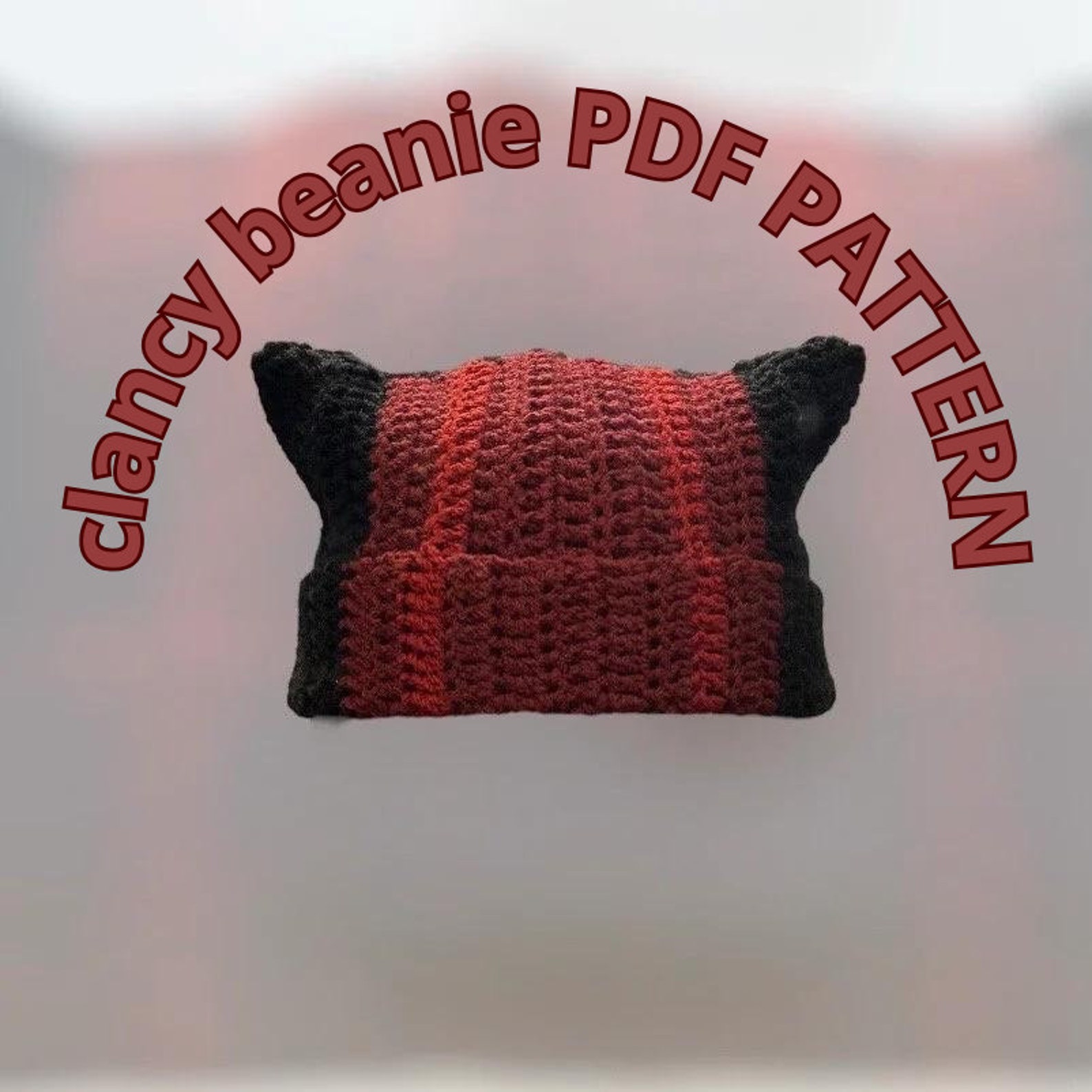 Clancy Beanie PDF PATTERN Overcompensate Balaclava Inspired Tyler ...