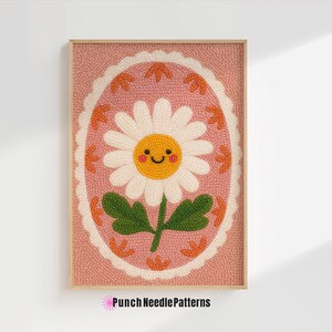 Daisy Dreams Punch Needle Pattern: Beginner Needlework Design, Girls ...