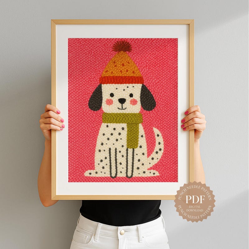 Punch Needle Dog - Etsy