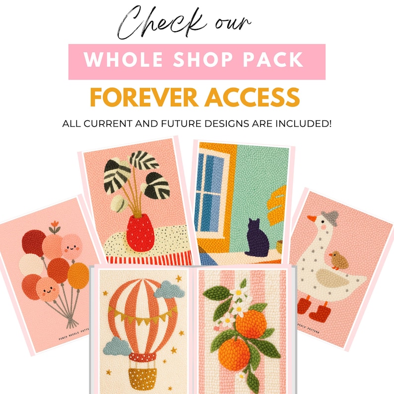 Love Goose Punch Needle Pattern | Valentine's Day DIY (PDF Pattern) - Etsy