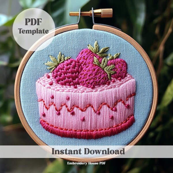 Cake Embroidery - Etsy