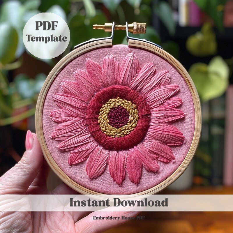 Daisy Embroidery Kit - Etsy
