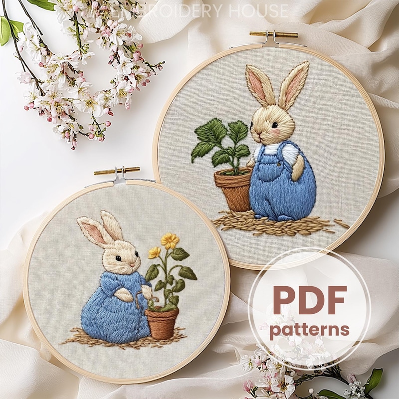 Peter Rabbit Embroidery Design - Etsy