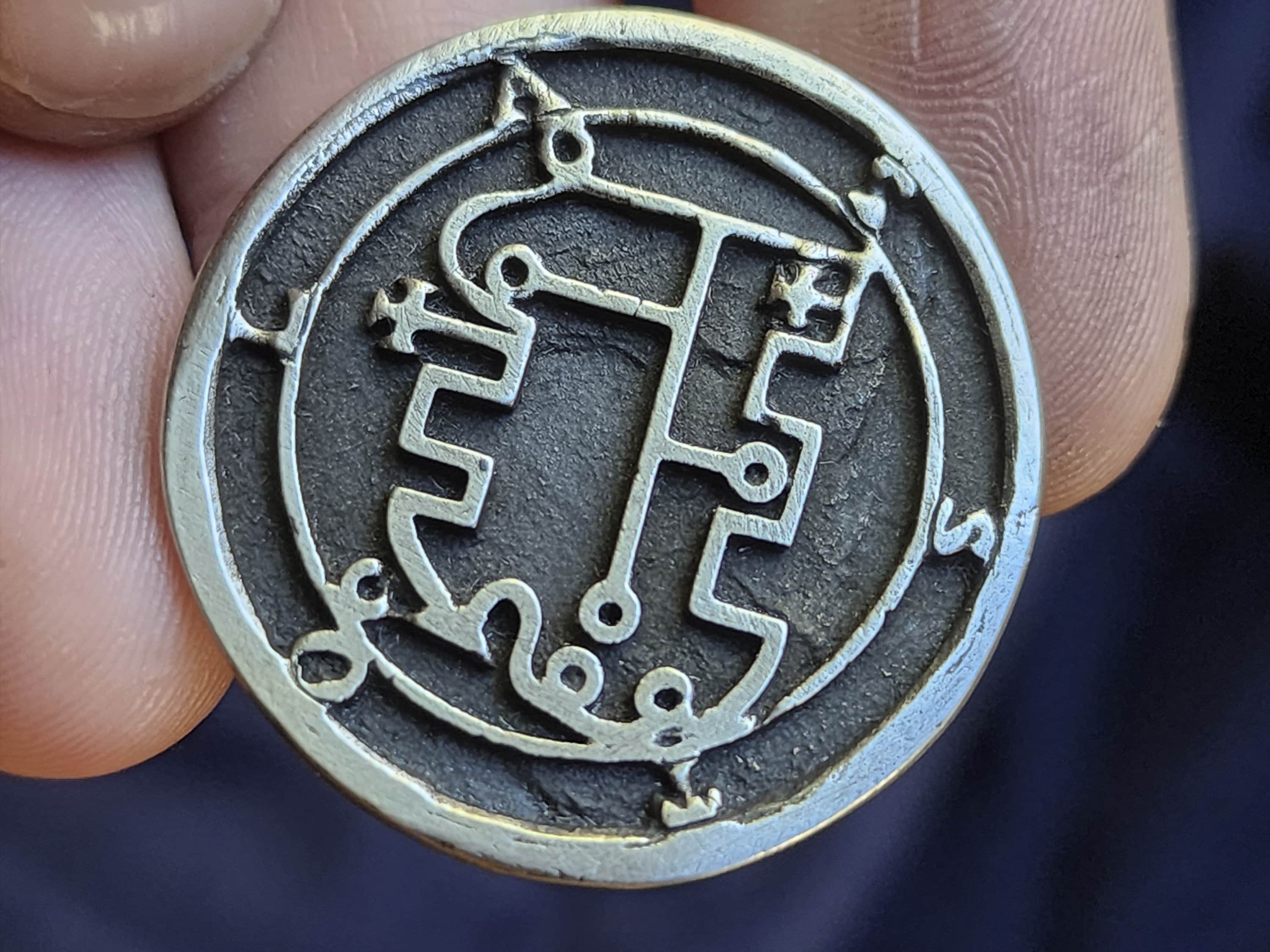 36 Stolas Demon. Goetia Stolas Seal. Altar Coin - Etsy