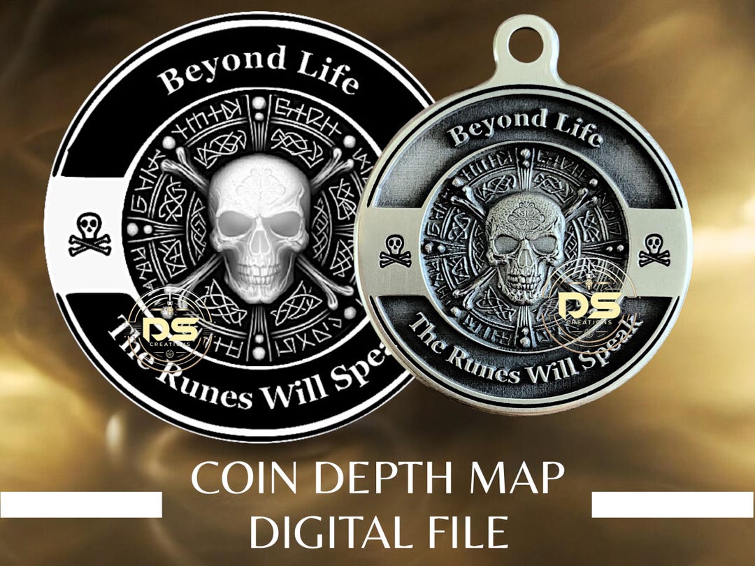Coin Depth Map | Optimised Resolution Lightburn File | for Lightburn 3D ...