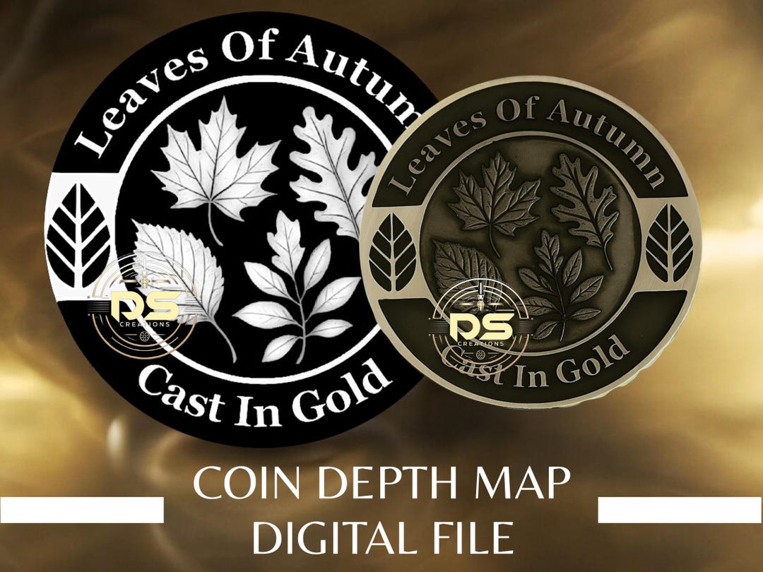 Coin Depth Map | Optimised Resolution Lightburn File | for Lightburn 3D ...