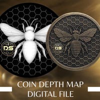 Taurus Zodiac Sign Coin 3D Depth Map Digital File - PNG, SVG, JPG ...
