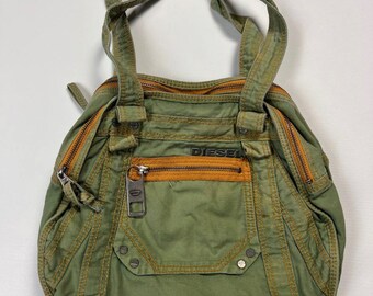 Vintage Diesel Messenger Bag Cargo Bag Y2K Techwear Utility School Bag ...