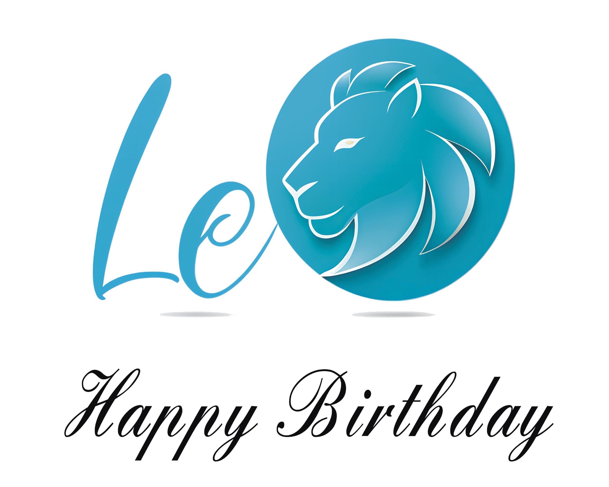 Leo Birthday Card. Printable Birthday Card. Zodiac Birthday Card ...