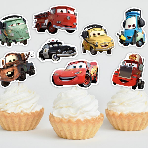 Cars Cake Topper - Etsy