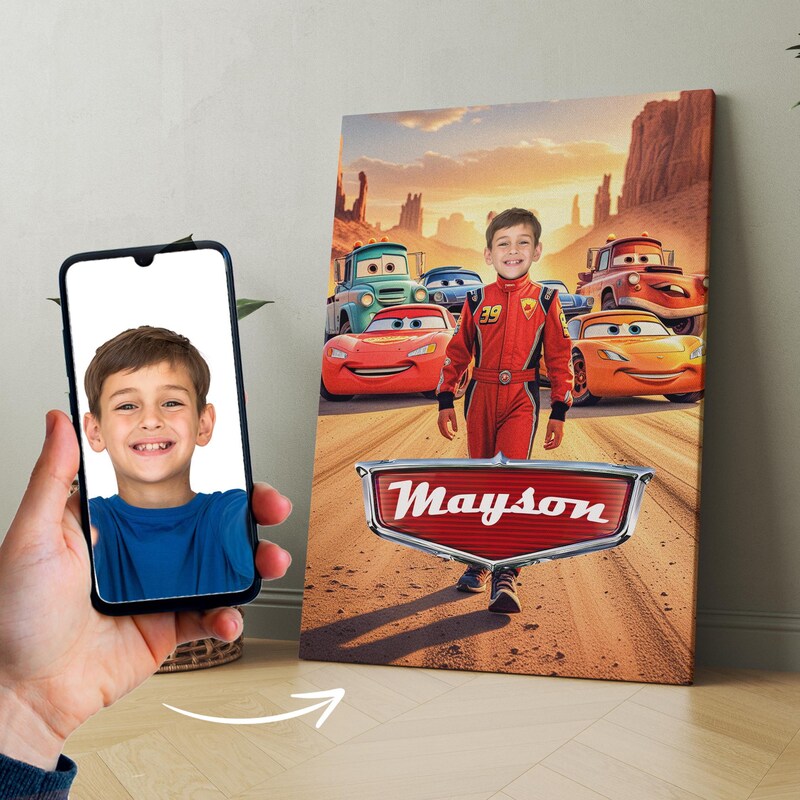 Happy Birthday Poster Cars - Etsy