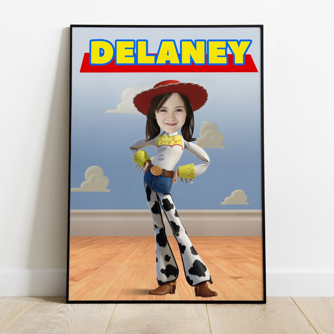 Personalized Toy Story Jessie Portrait, Toy Story Artwork for Girls ...