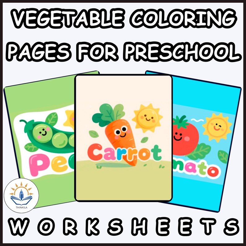Vegetable Coloring Pages for Preschool | Printable Vegetable Worksheets ...