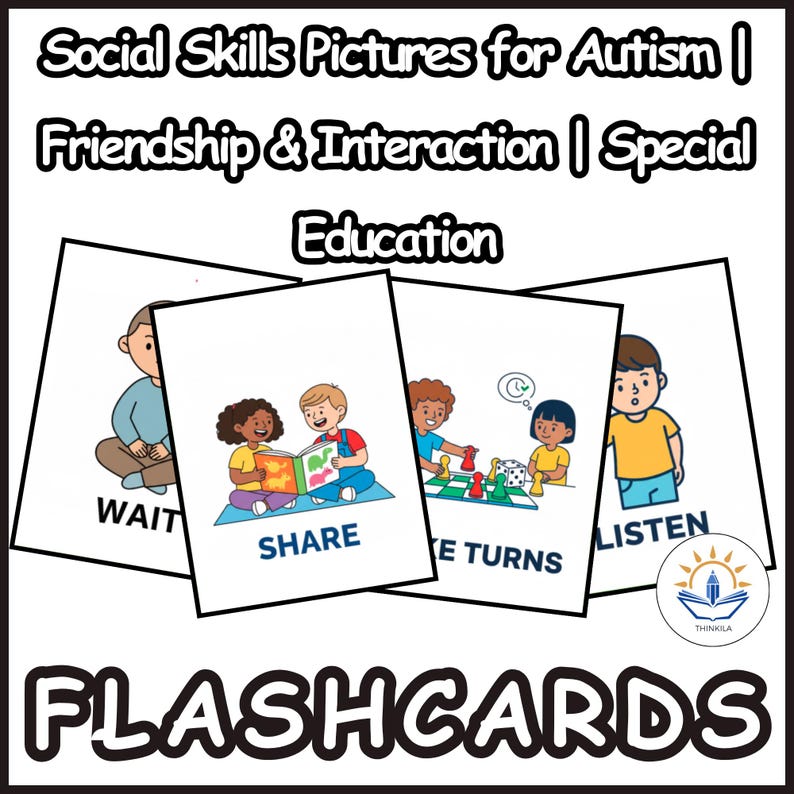 Social Skills Pictures for Autism | Friendship & Interaction | Special ...