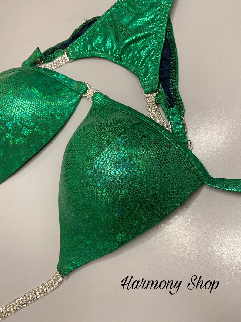 Green Shine Base Fitness Bikini, Figure Bikini, Bikini Suit ...