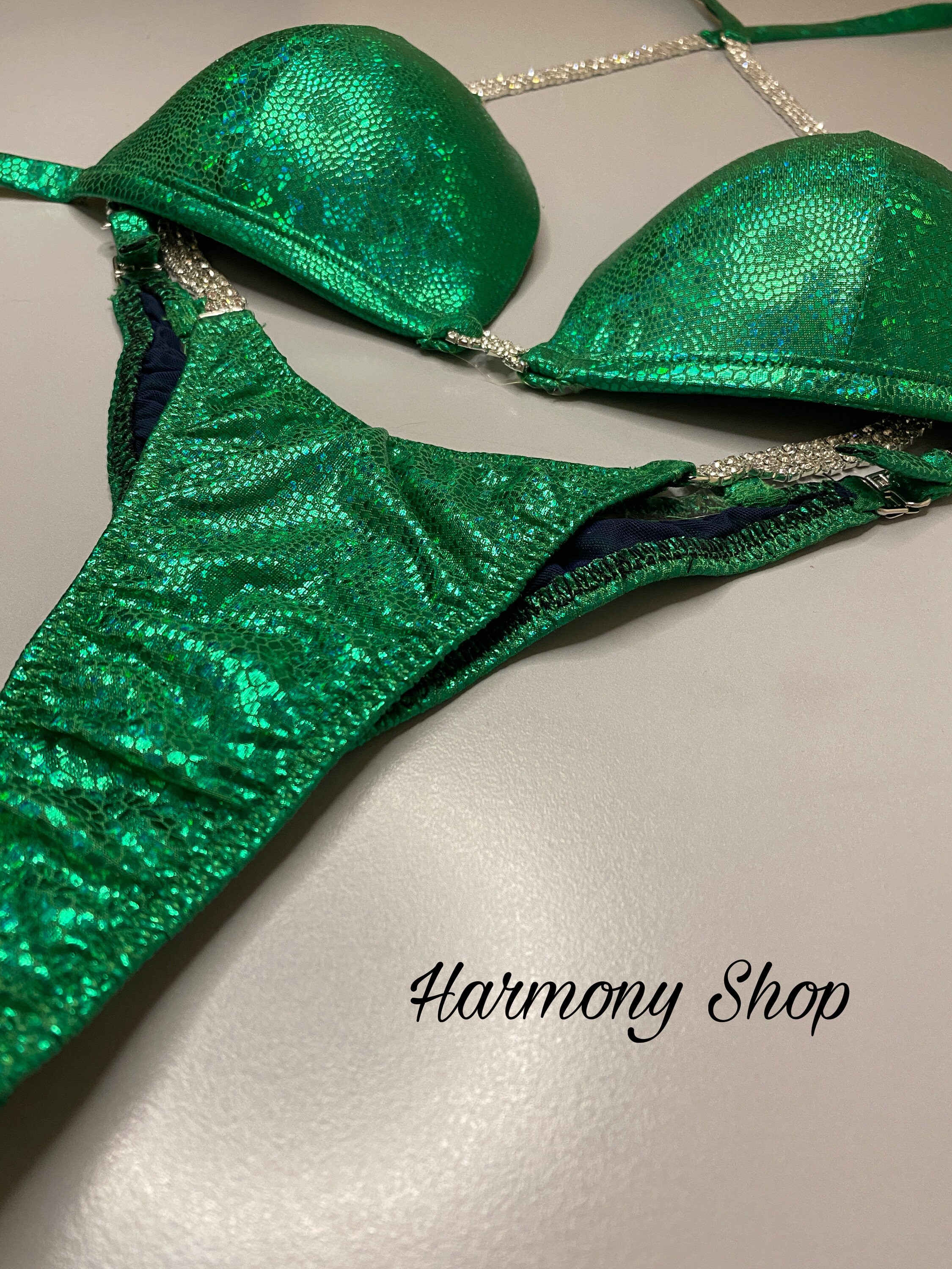 Green Shine Base Fitness Bikini, Figure Bikini, Bikini Suit ...