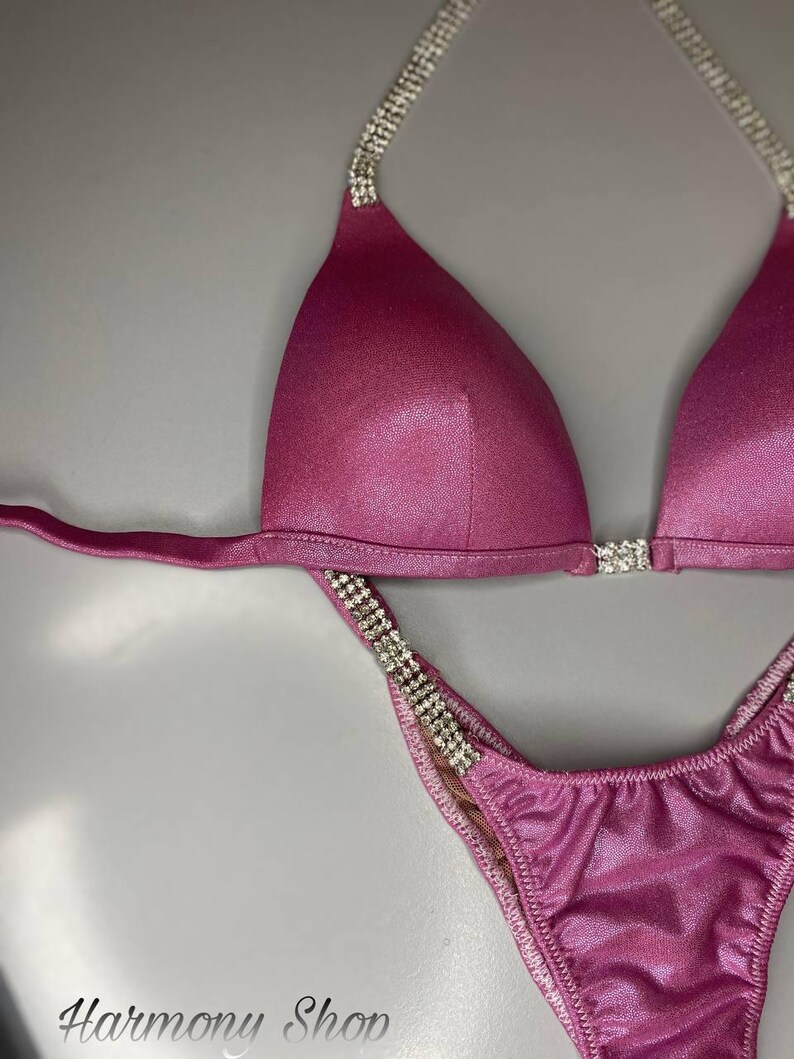 Pink Shine Base Fitness Bikini, Figure Bikini, Bikini Suit, Competition ...