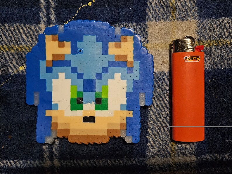 Sonic the Hedgehog 8bit Character Heads & More Magnets / Keychains - Etsy