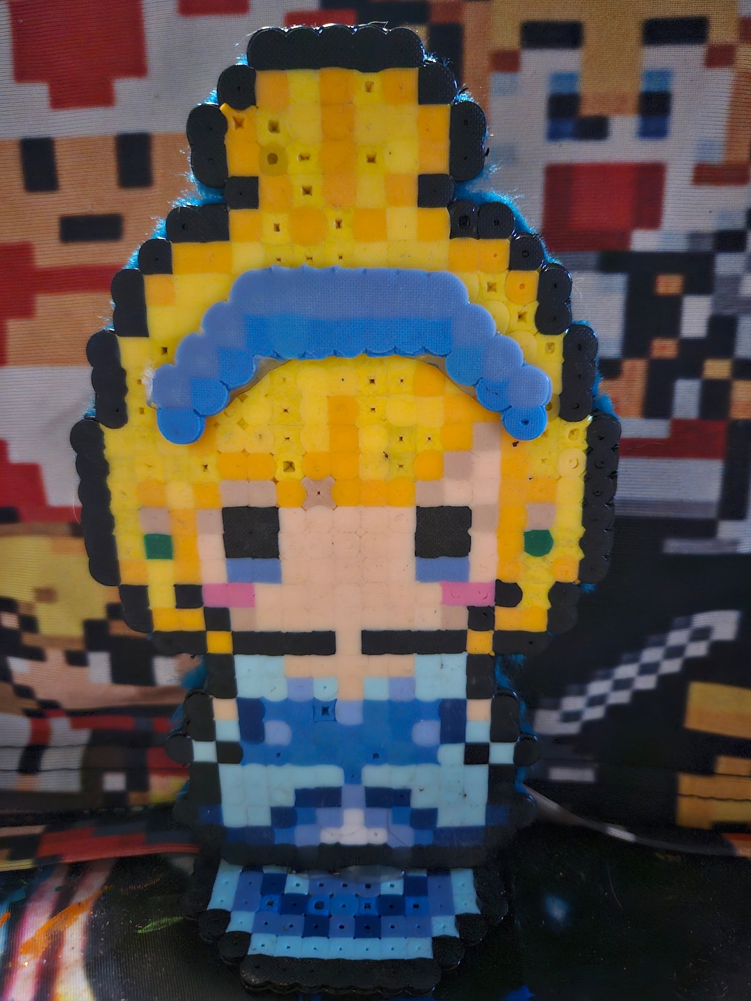 Disney Princesses 8bit Pixel Cinderella 7 Stand up Figure Made to Order ...