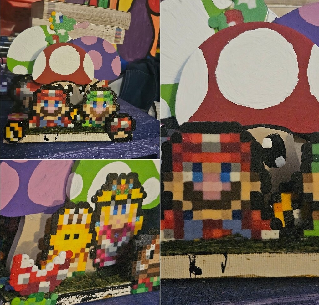 Super Mario Brothers Mario & Luigi Rescue Peach From Koopa Turtle and ...