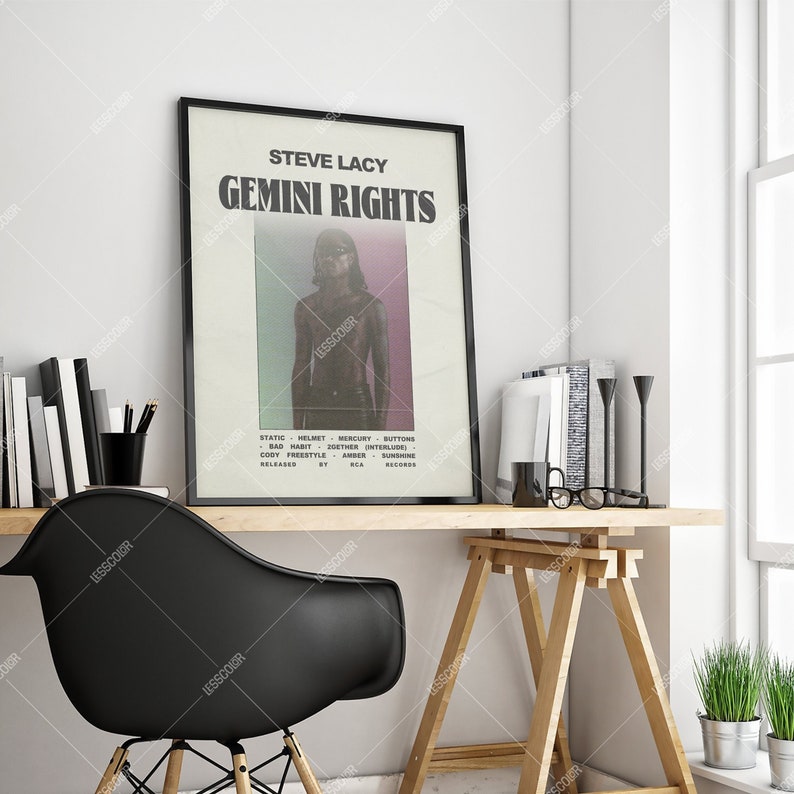 Steve Lacy Posters / Gemini Rights Poster, Tracklist Album Cover Poster ...