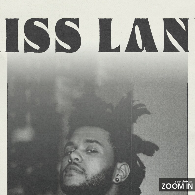 The Weeknd Posters / Kissland Poster / the Weeknd, Album Cover Poster ...