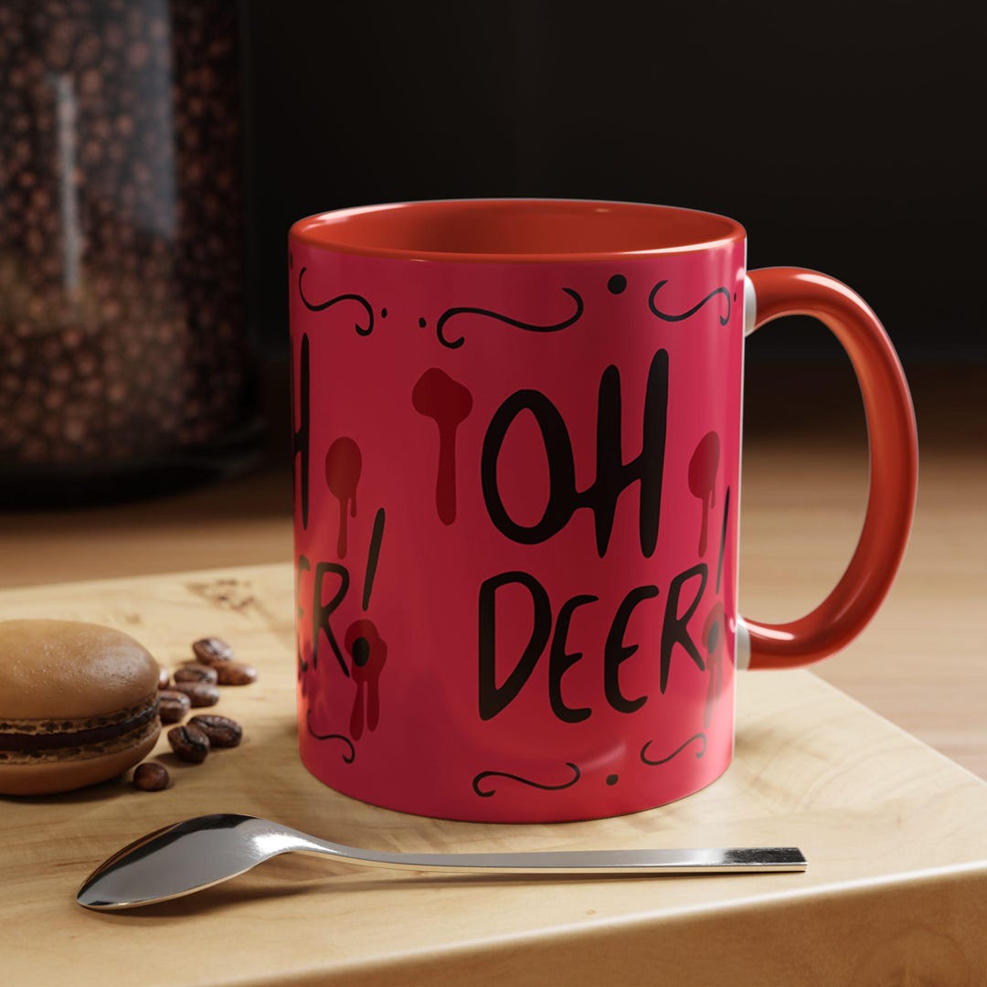 OH DEER Coffee Mug: Hazbin Hotel Alastor Fan Gift 11oz Mug - Etsy