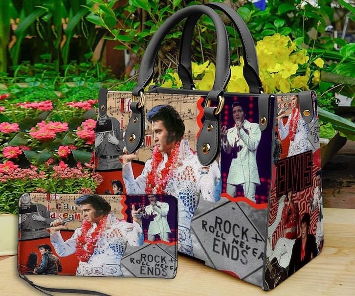 Elvis Presley Leather Handbag, Elvis Presley Leather Bag sold by ...