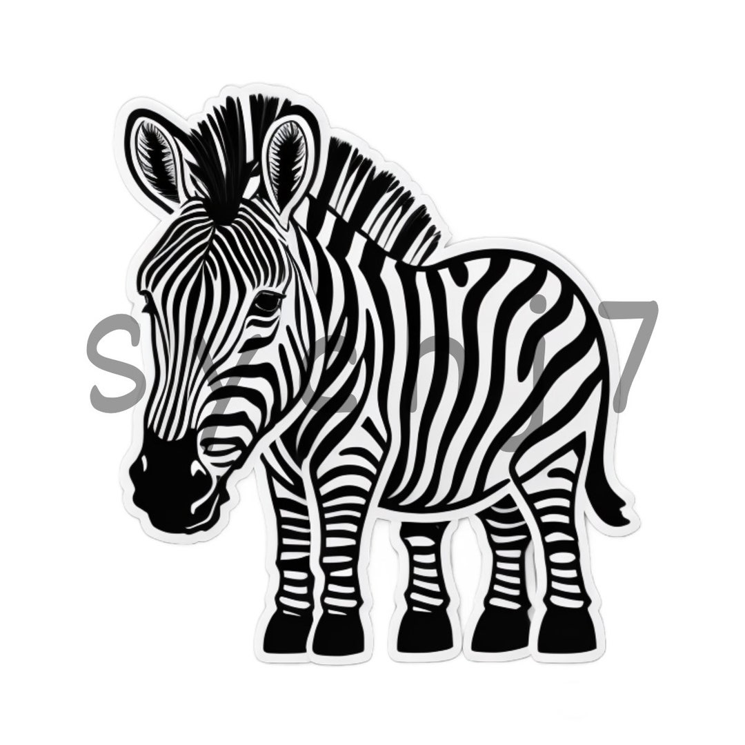 Animals Alphabet Z Letters Zebra Sticker/die Cut Printable Images, PNG ...