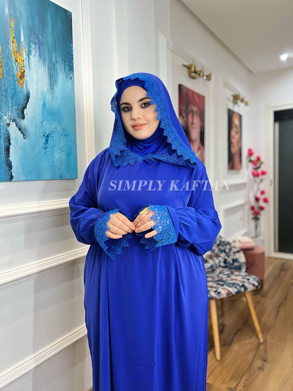 ISLAMIC PRAYER DRESS One Piece , Prayer Outfit for Muslim Women ...