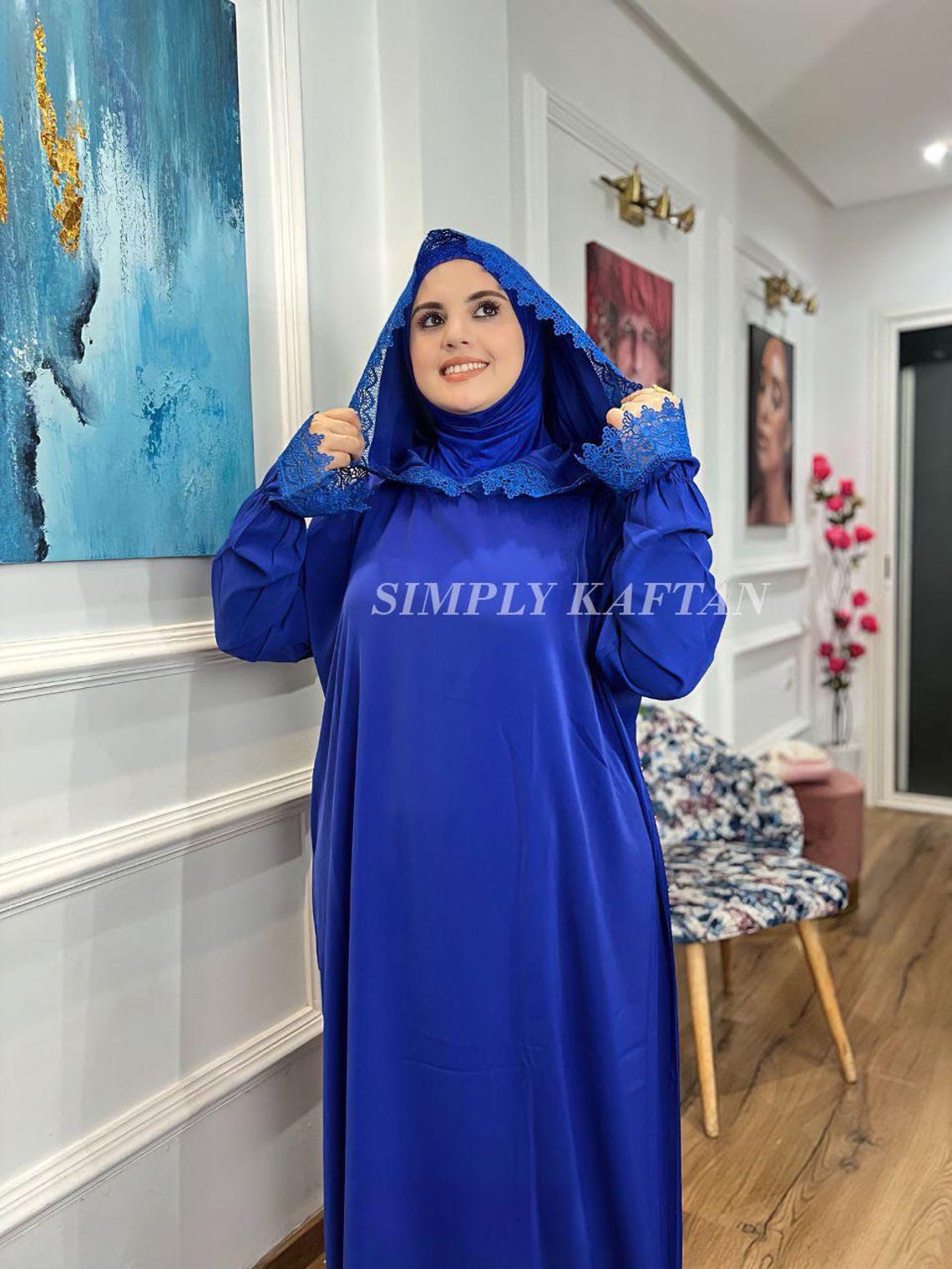 ISLAMIC PRAYER DRESS One Piece , Prayer Outfit for Muslim Women ...