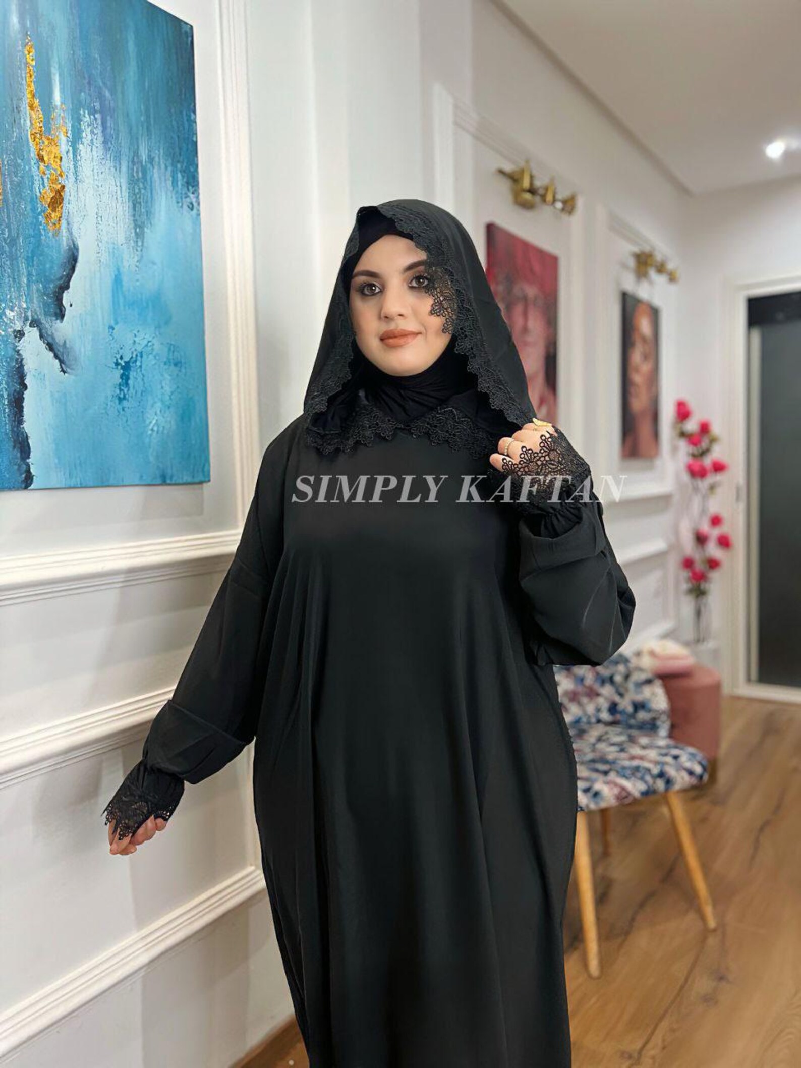 ISLAMIC PRAYER DRESS One Piece , Prayer Outfit for Muslim Women ...