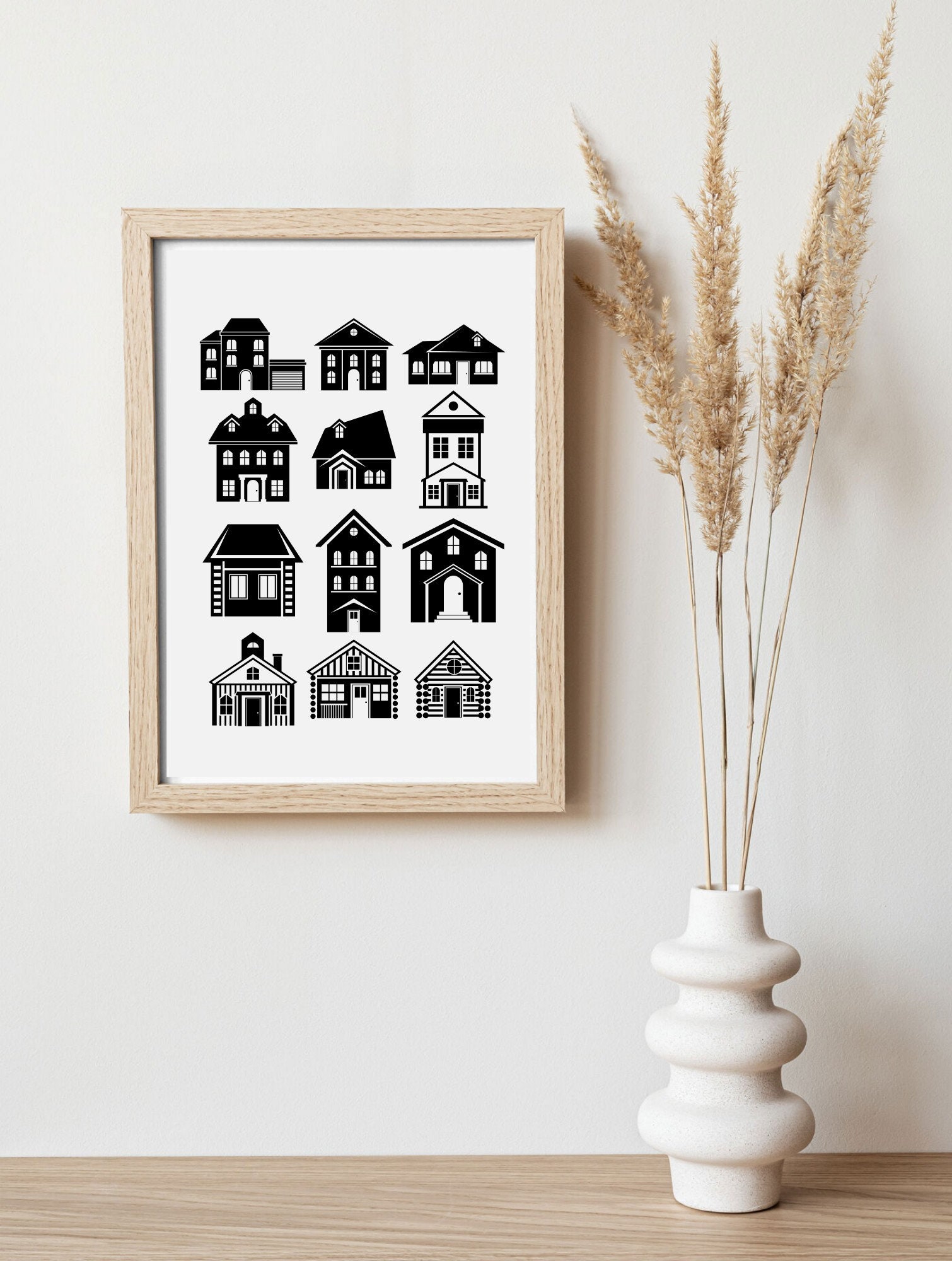 70 Houses Building SVG PNG PDF Bundle Clipart | Hoses Svg | Building ...