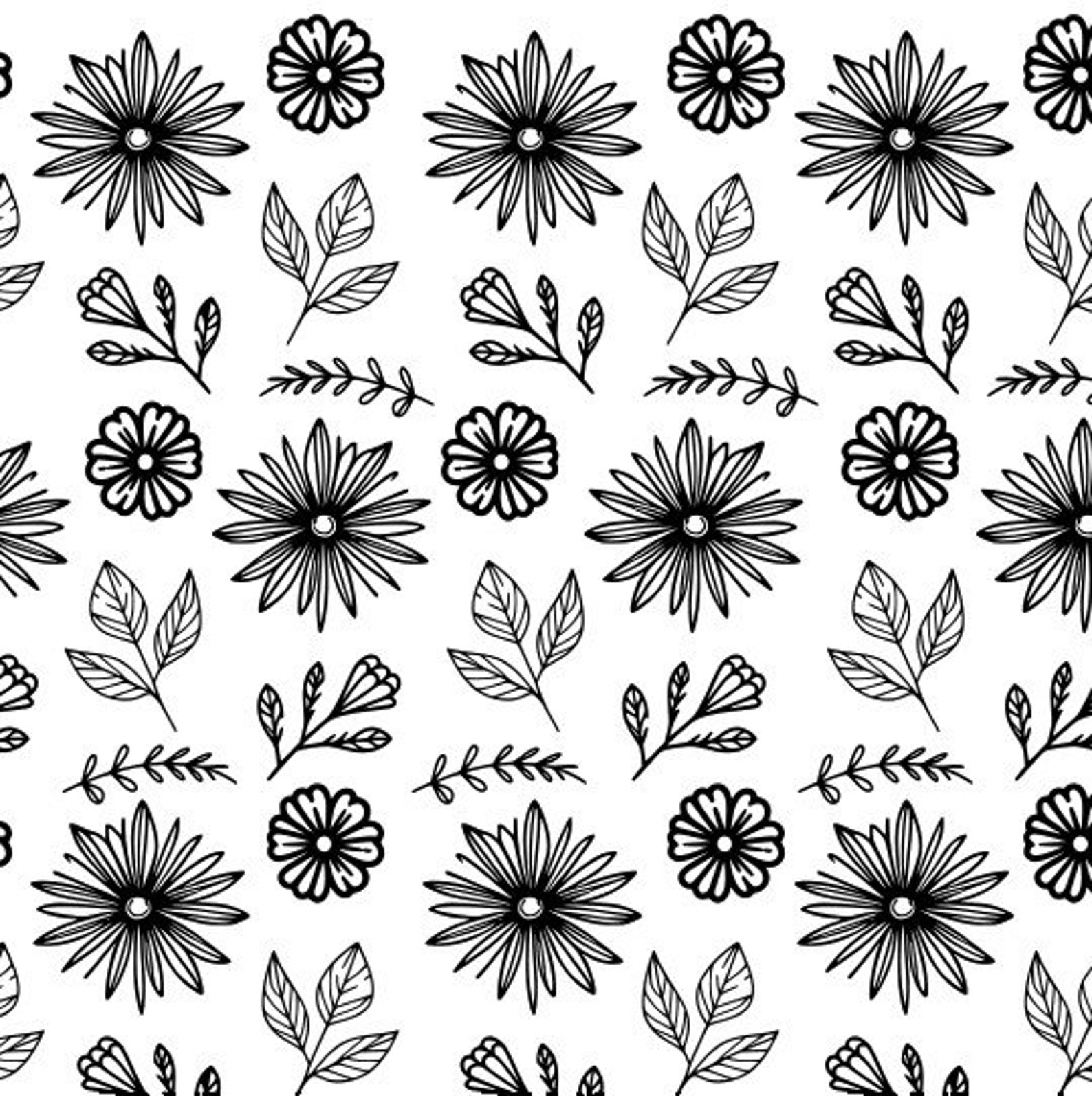 200 Flowers Floral Botanical Element SVG PNG Clipart Bundle, Wildflower ...