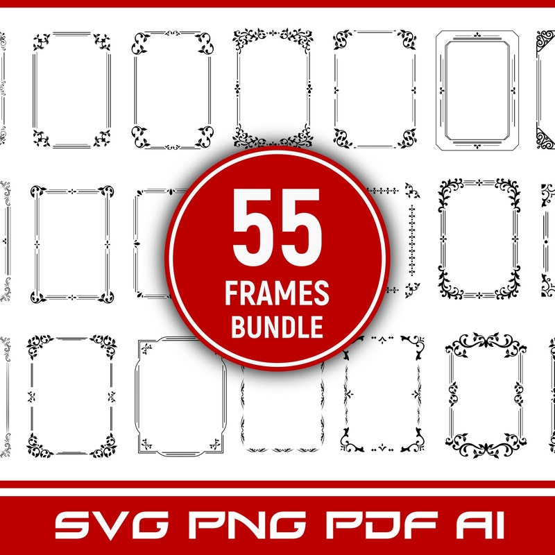 Picture Frame Svg - Etsy