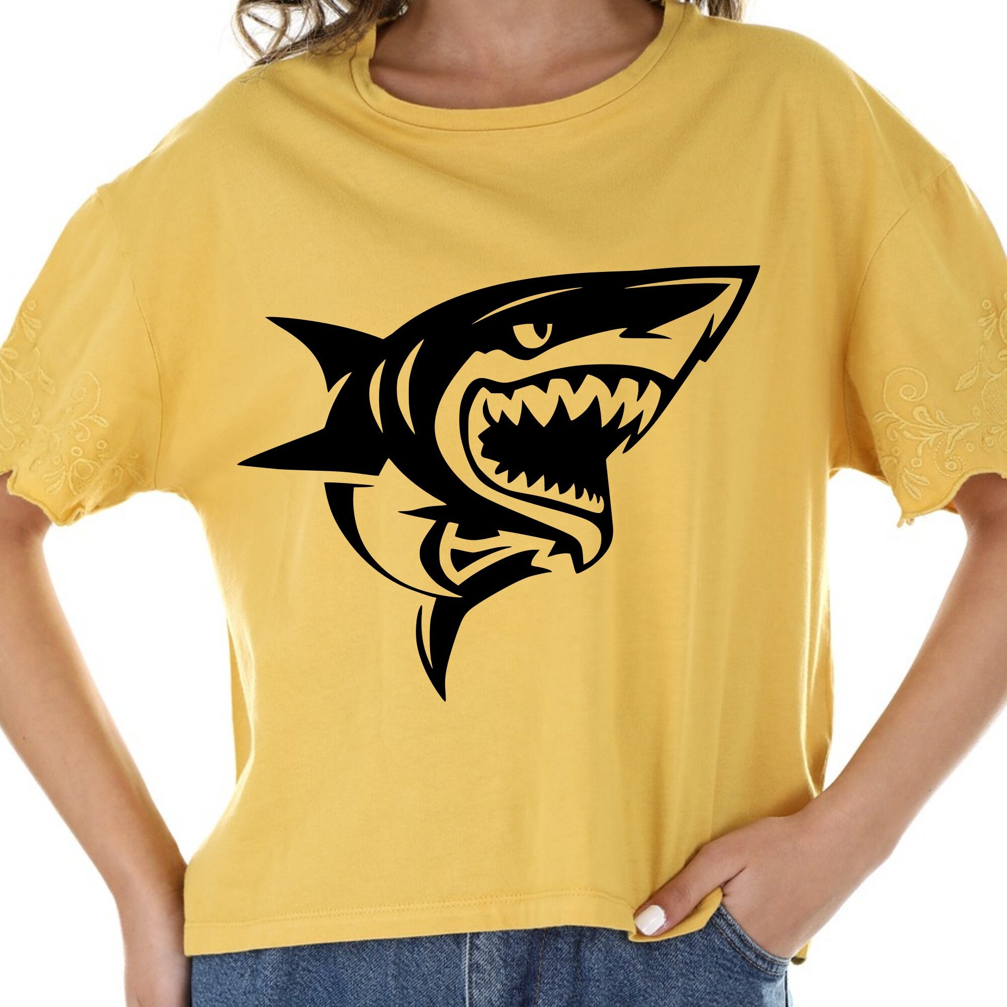 60 Sharks Design SVG PNG PDF Vector Files Clipart Bundle and Logo ...