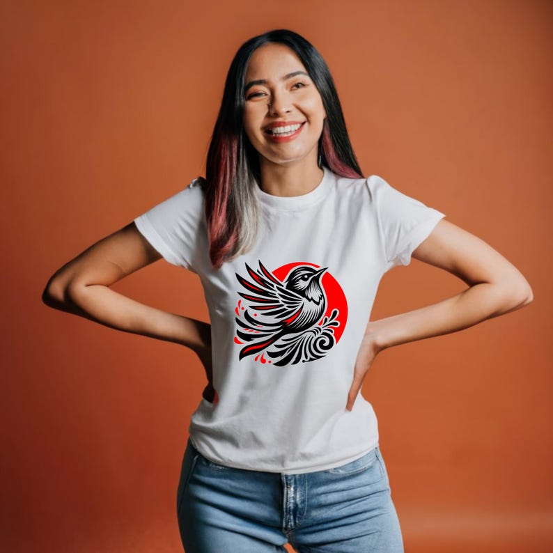 3 Birds Design Laser Cut Vector SVG PDF DXF Clipart Bundle for T-shirt ...